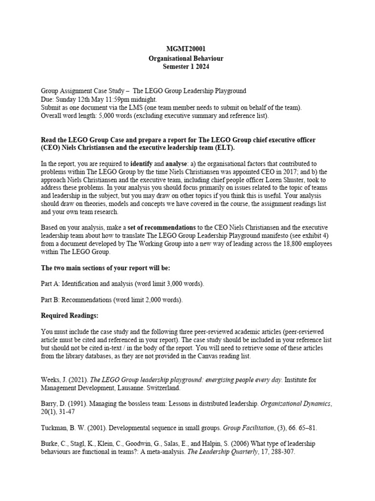 A2 Group Assignment Instructions - Semester 1 2024 | PDF | Plagiarism | Turnitin