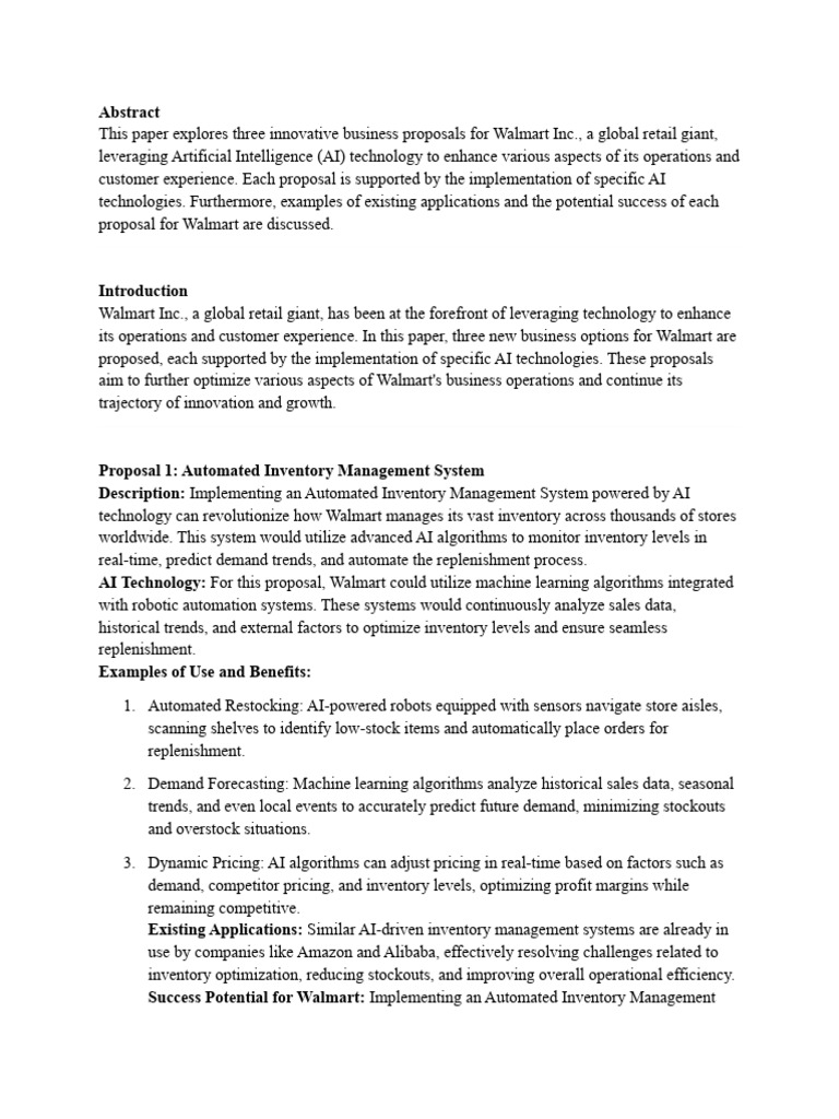 BUSN600 W5 Assignment Part Two | PDF | Artificial Intelligence ...