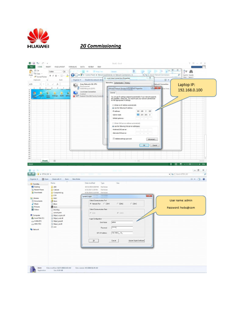 2G Commissioning | PDF | Computer Networking | Telecommunications
