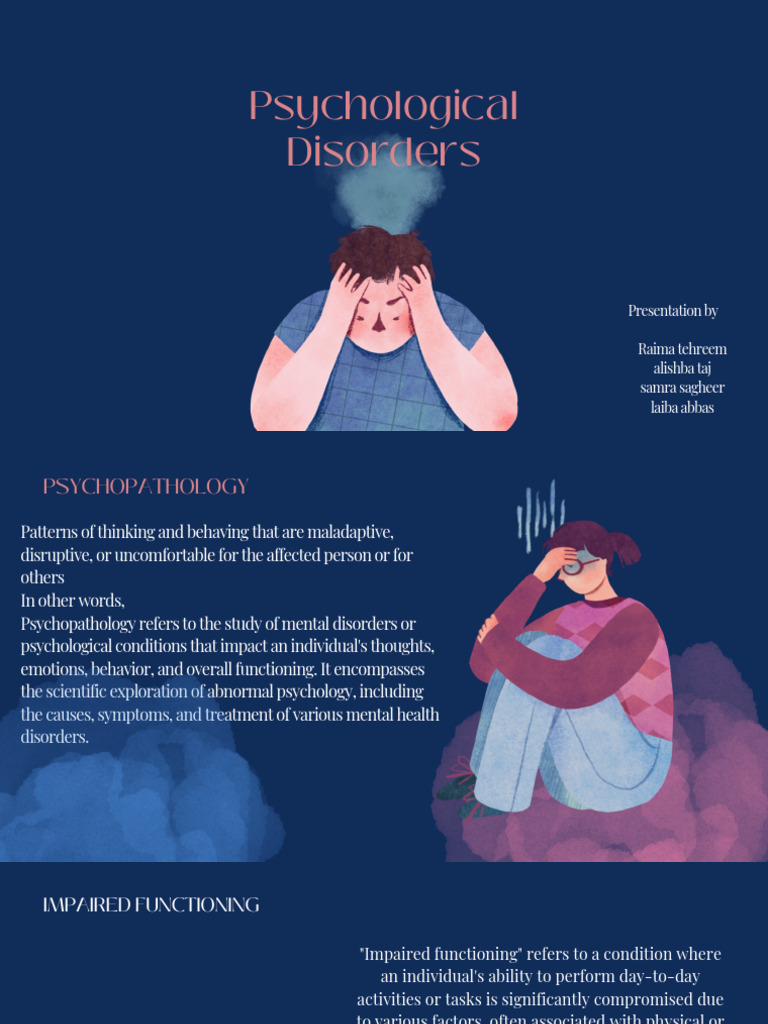 Mental Health Illustrated Presentation | PDF | Anxiety Disorder ...
