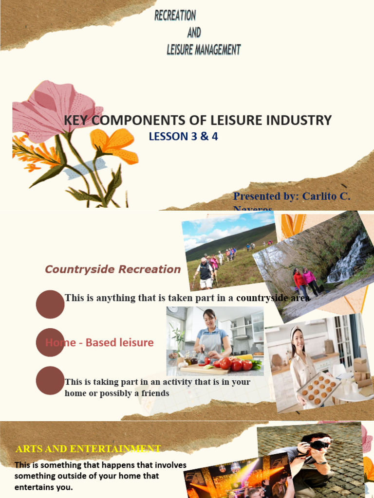 Key Components of Leisure Industry | PDF | Recreation | Tourism