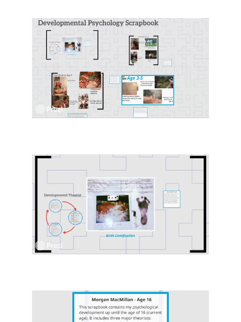 Presentation Sample 2 My Developmental Scrapbook | PDF