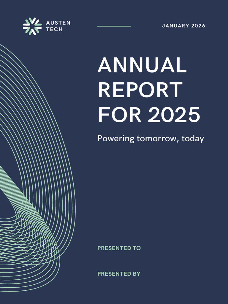 Dark Blue and Green Abstract Tech General Report | PDF | Dividend ...