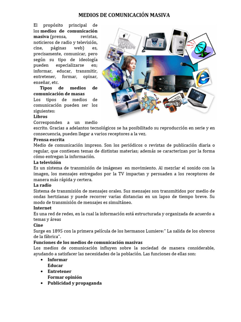 Medios de Comunicación Masiva | PDF | Lípido | Adn