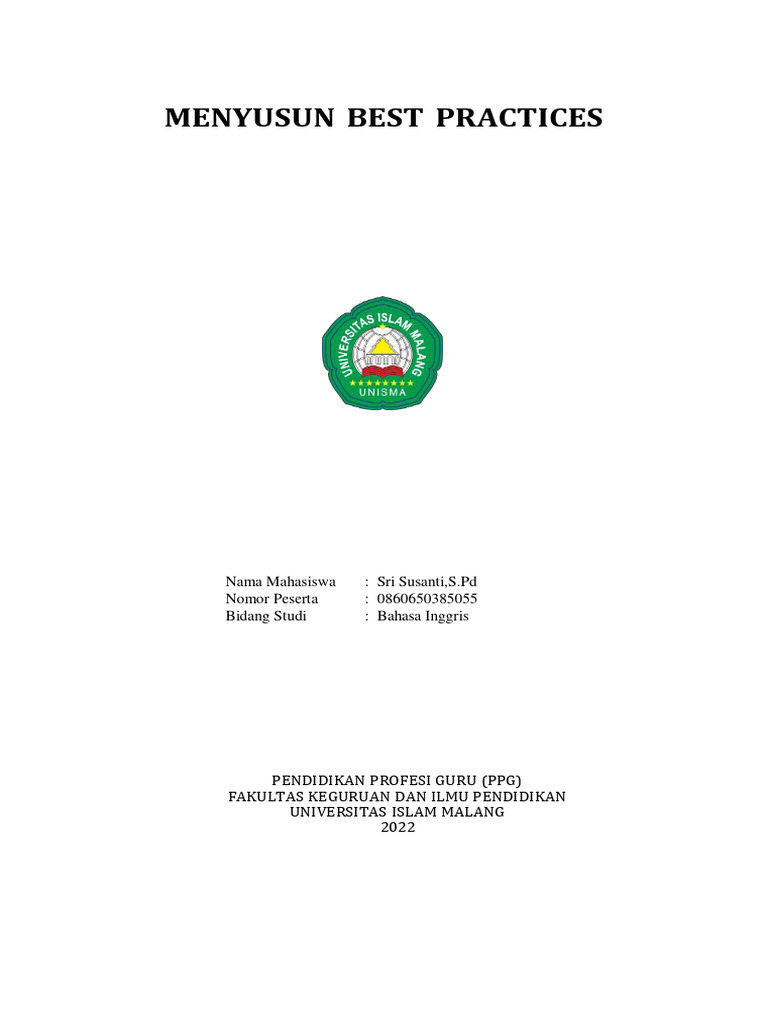 LK 3.1 Menyusun Best Practices(1) | PDF