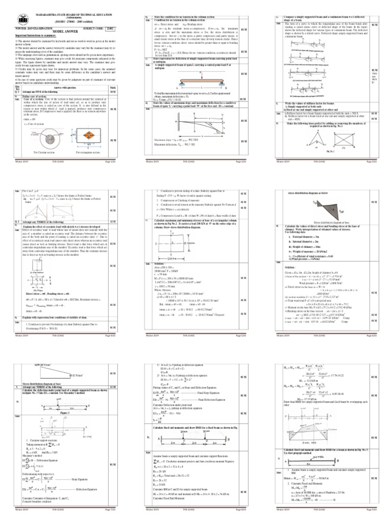 Ilovepdf Merged MMM | Download Free PDF | Beam (Structure) | Stress ...