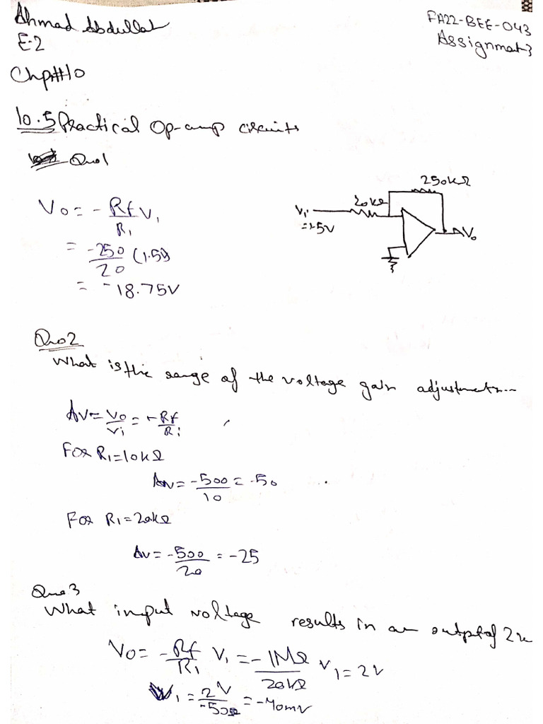 E2 Assignment 3 | PDF