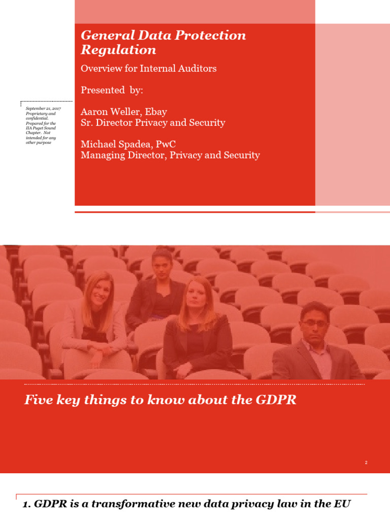 Topic 2 Regulatory Requirements GDPR | PDF | Regulatory Compliance | Privacy