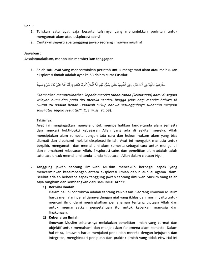 Diskusi Pai Sesi 6 | PDF | Agama & Spiritualitas