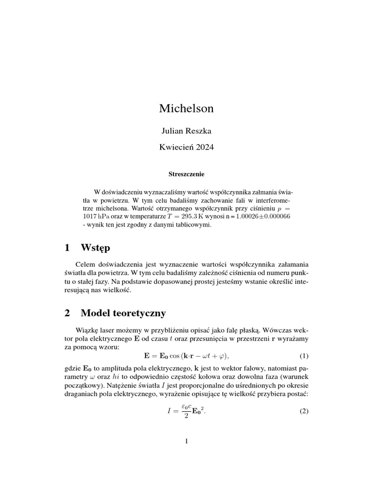 Julian Reszka Poprawiony | PDF