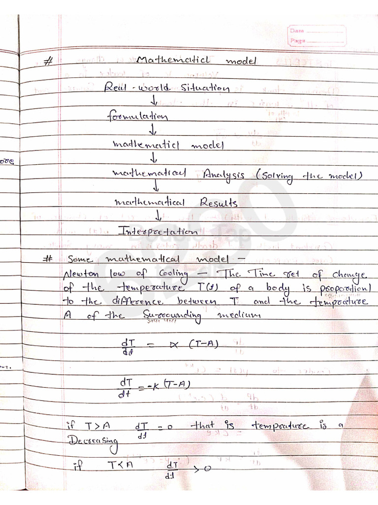Ode 2nd Sem Note | PDF