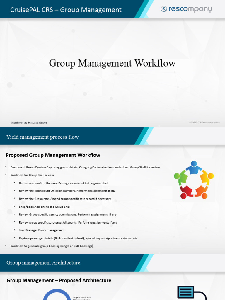 Group Management Workflow | PDF | Computing