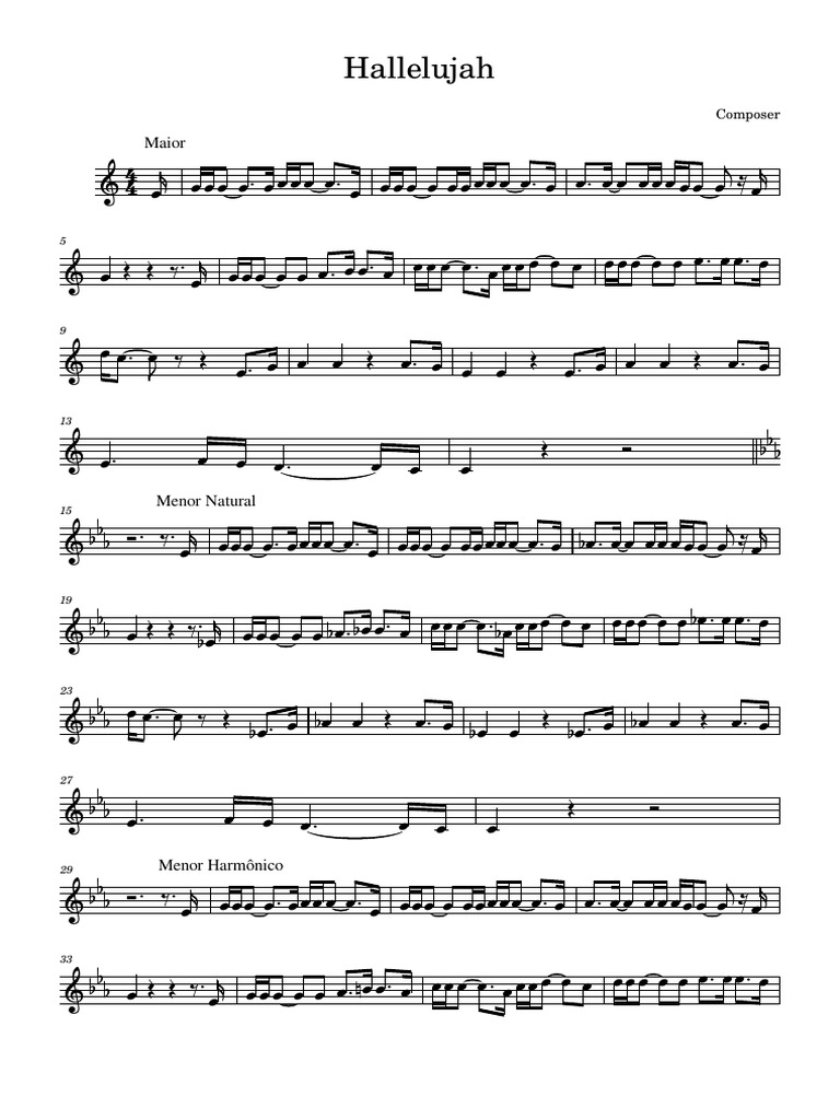Hallelujah | PDF