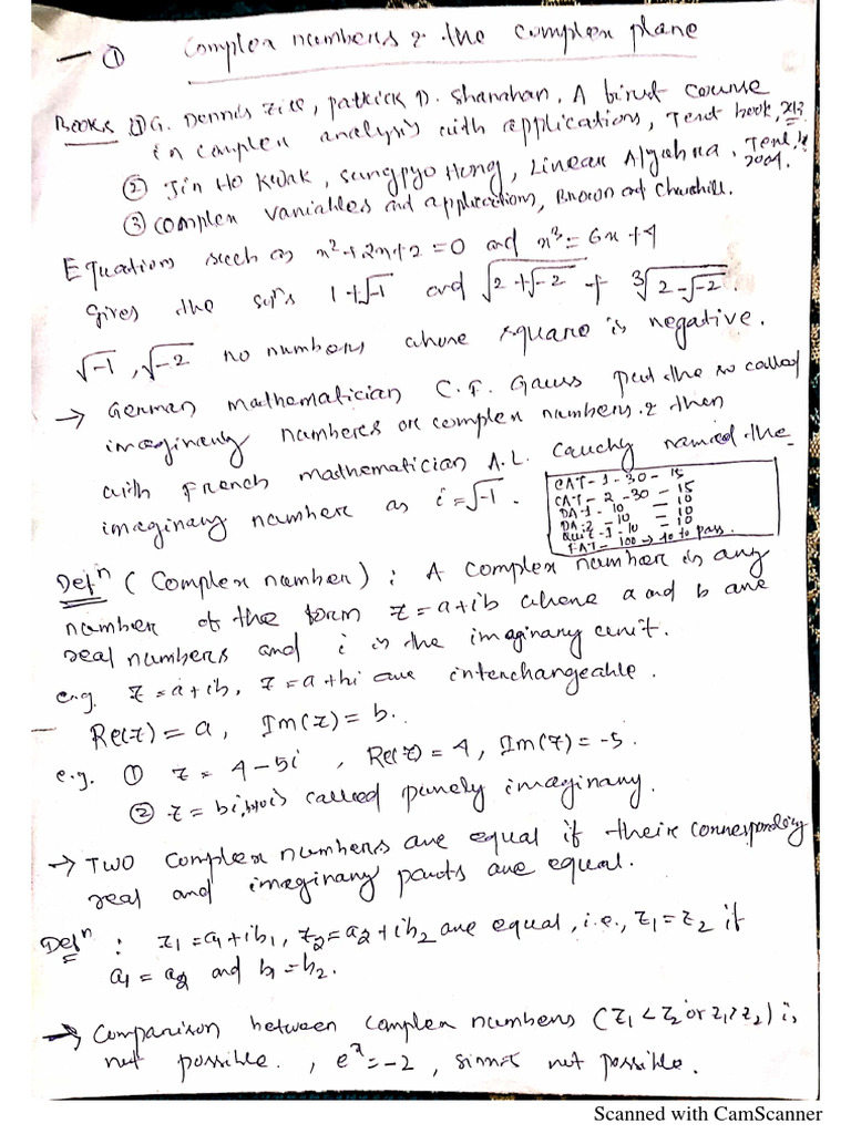 Complex and Linear Algebra | Download Free PDF | Algebra | Topology