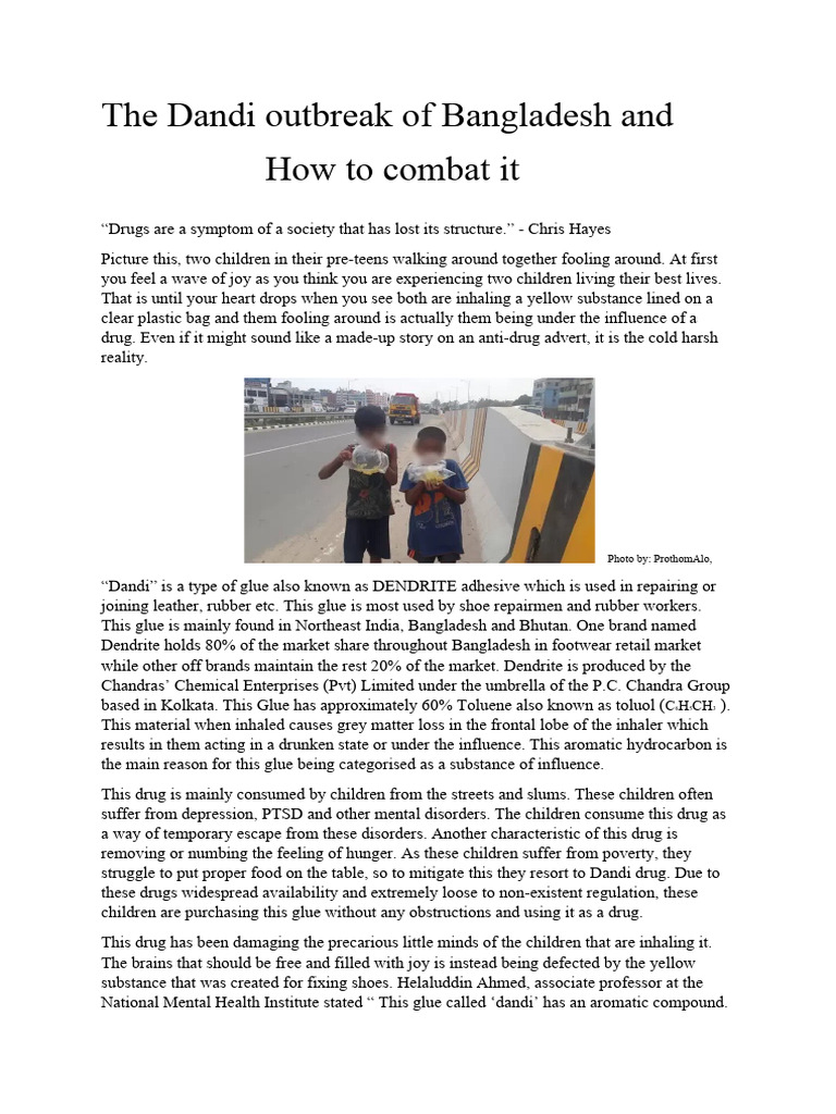 Dandi Glue Abuse Among Children in Bangladesh | PDF | Substance Abuse ...