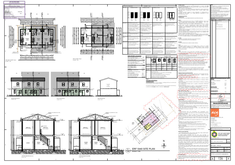 Erf.5440 Approved Building Plan | PDF | Building Technology | Building ...