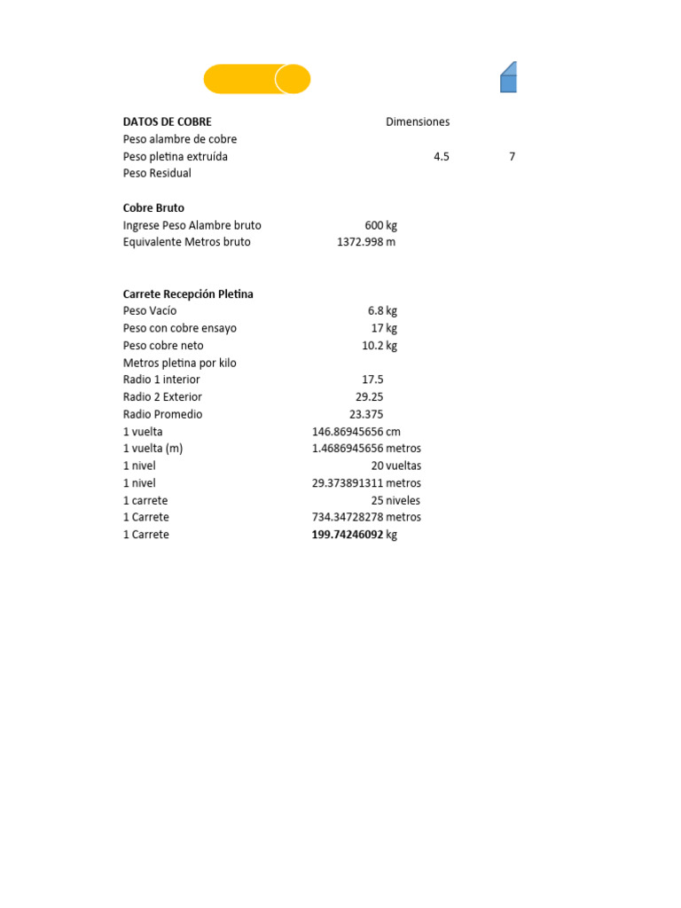 Datos Extrusion Cobre Pdf Metrología Rieles