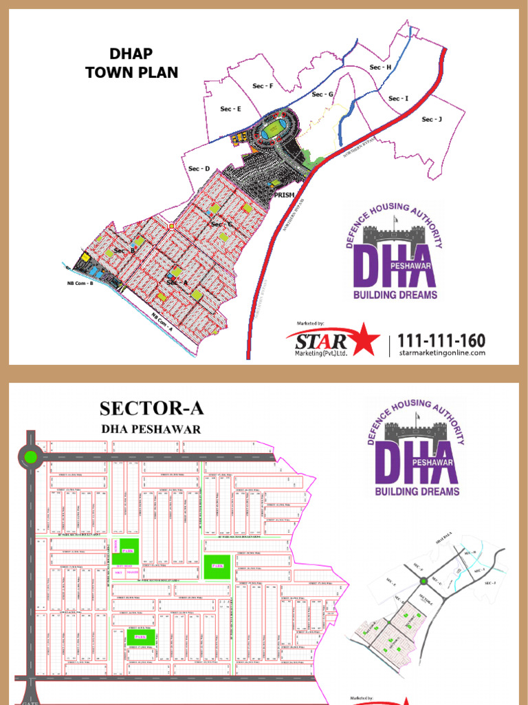 DHA Peshawar Master Plan | PDF