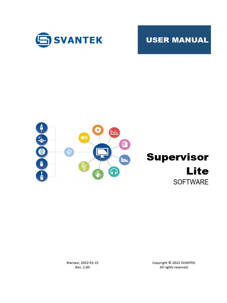 Supervisor-Lite User Manual | PDF | Computer File | Menu (Computing)