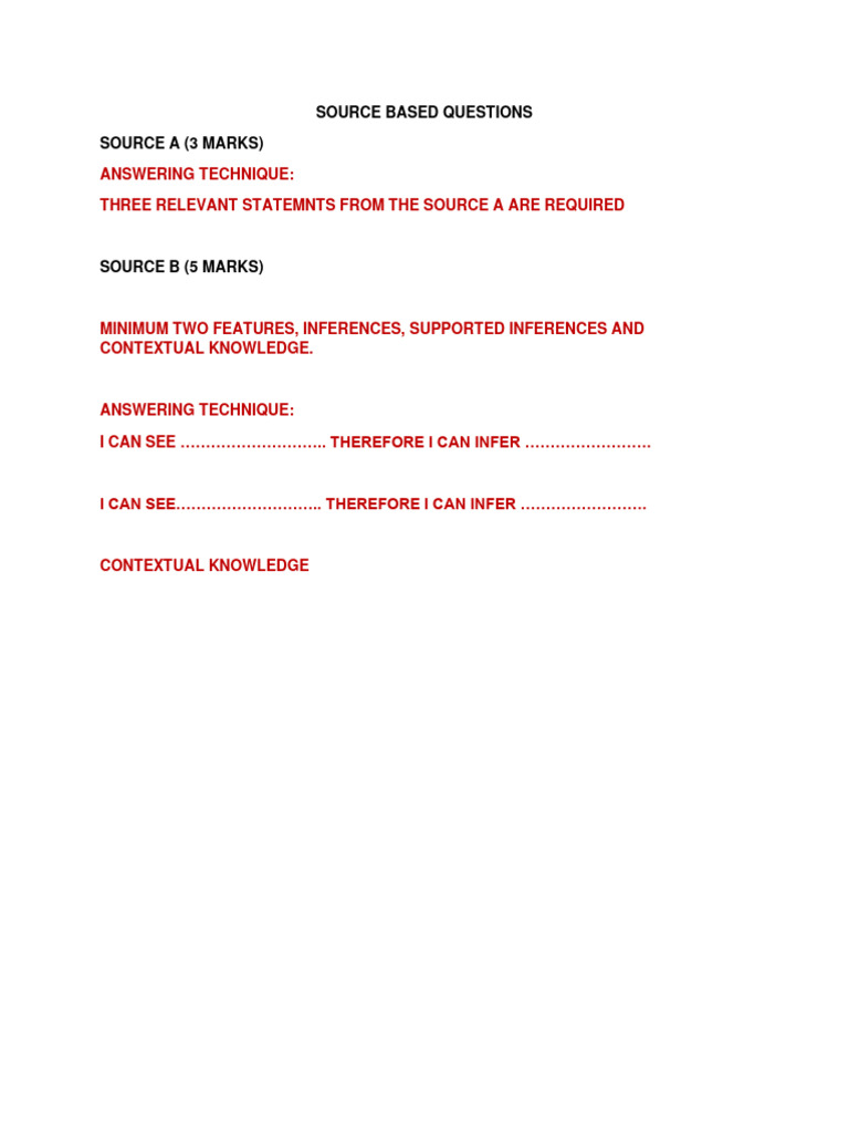 Source Based Questions Grade 9 | PDF | British Empire | Turkey