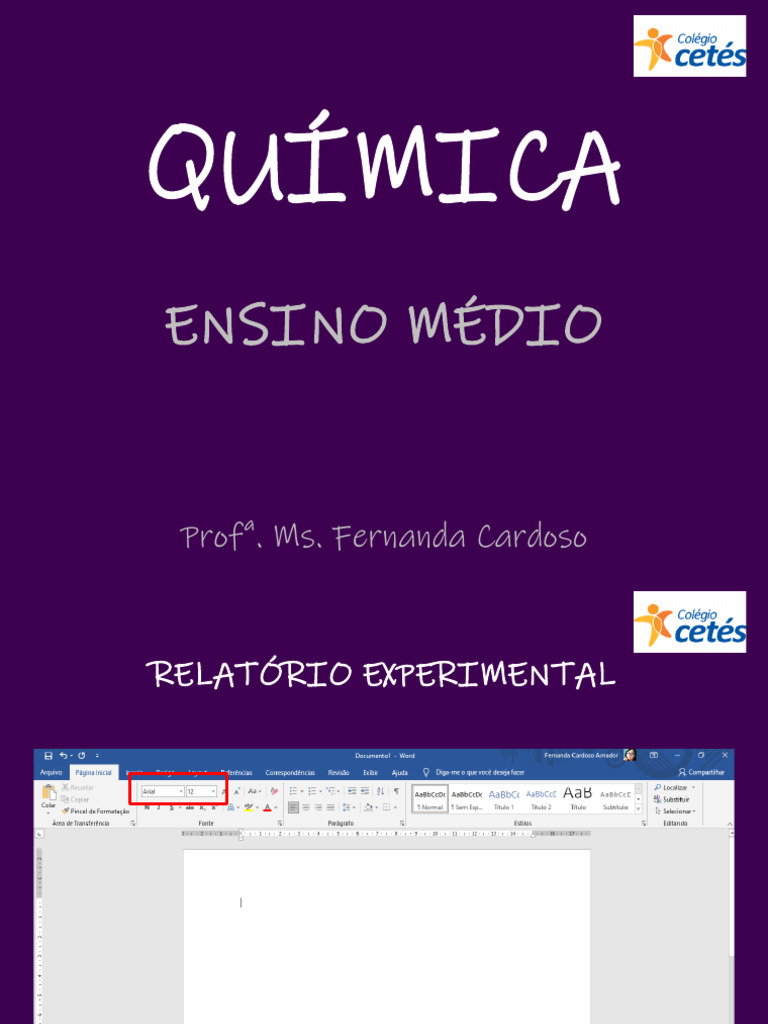 Procedimento - Relatório Experimental | PDF