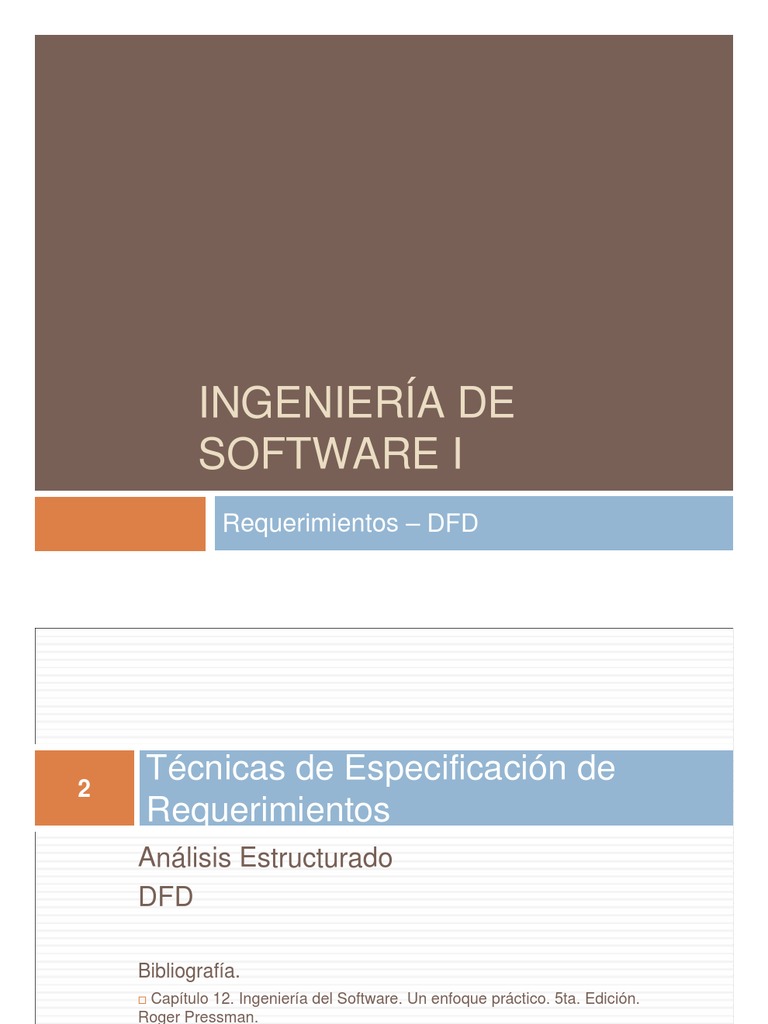 Analisis Estructurado - DFD - DFC | PDF | Ingeniería de software | Software