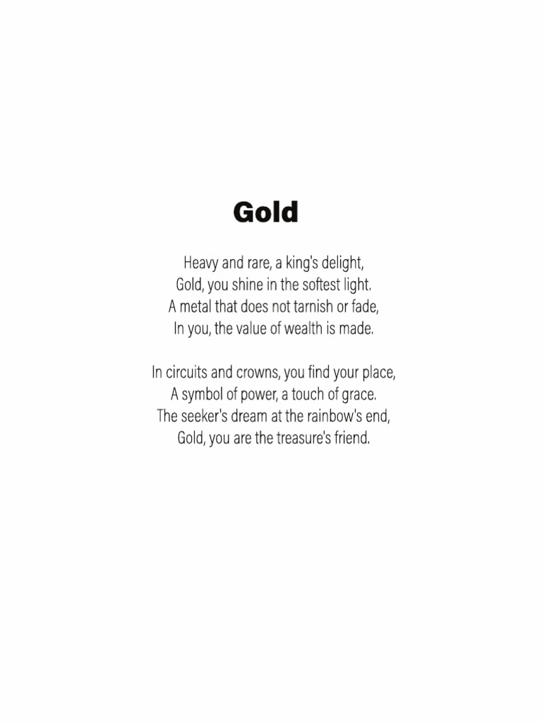 Gold | PDF