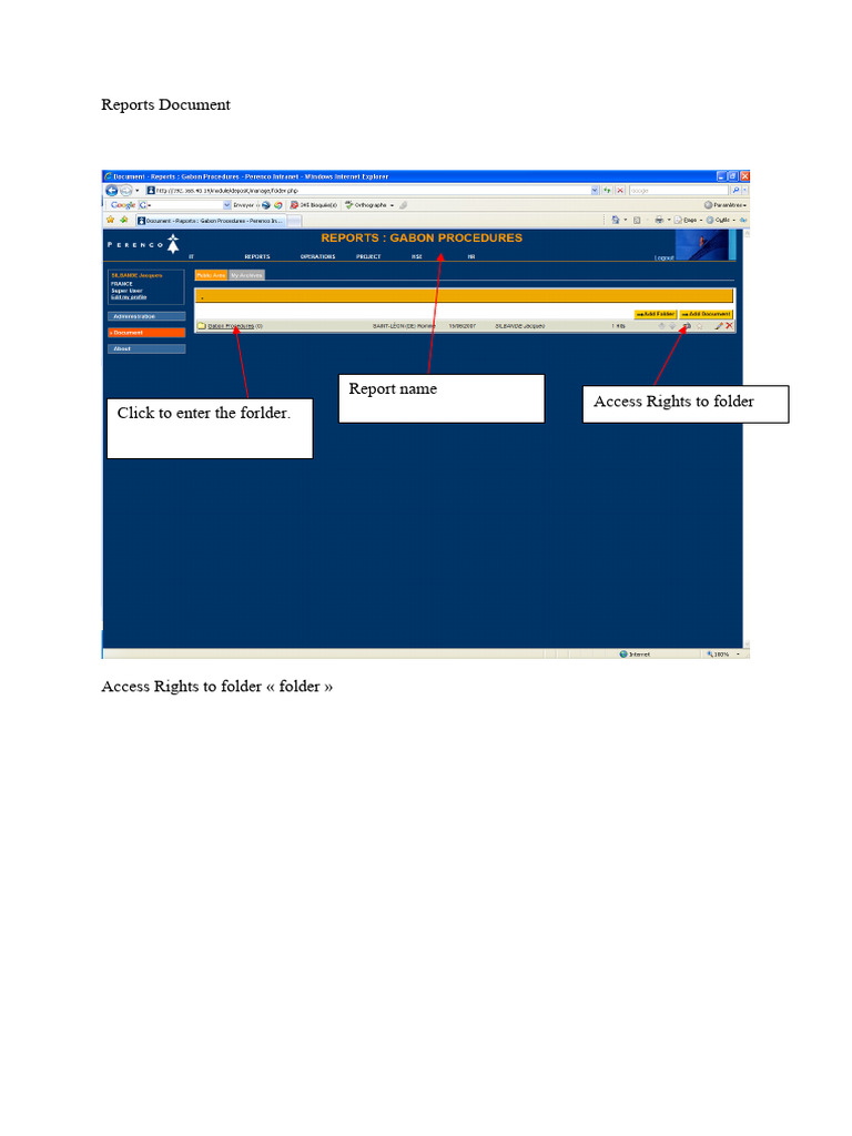 Access Rights and Document Management | PDF