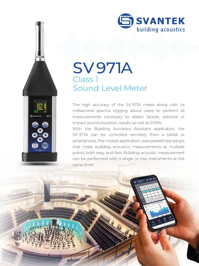 SV971A Data Sheet BA | PDF | Decibel | Microphone