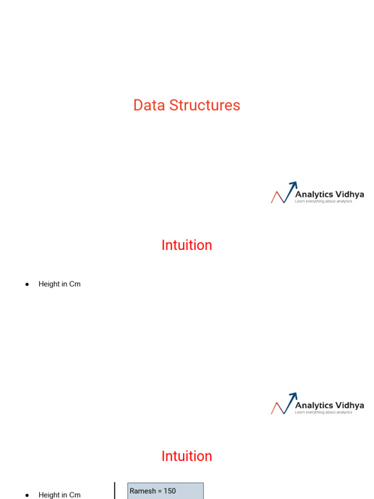 Intro To Data Structures | PDF | Integer (Computer Science) | Data Type