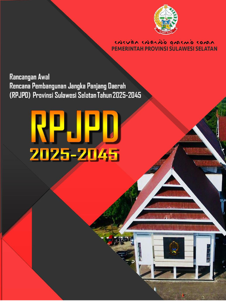 Ranwal RPJPD Prov. Sulsel Tahun 2025 - 2045 | PDF