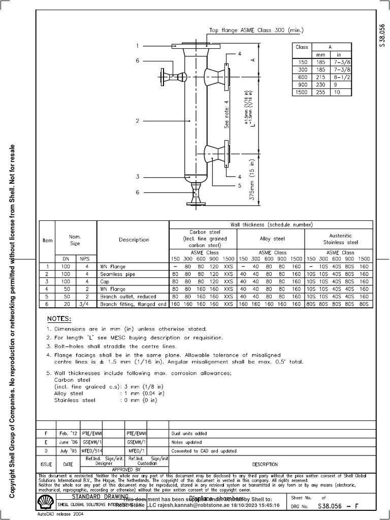 STD Dwg. S38.056 | PDF