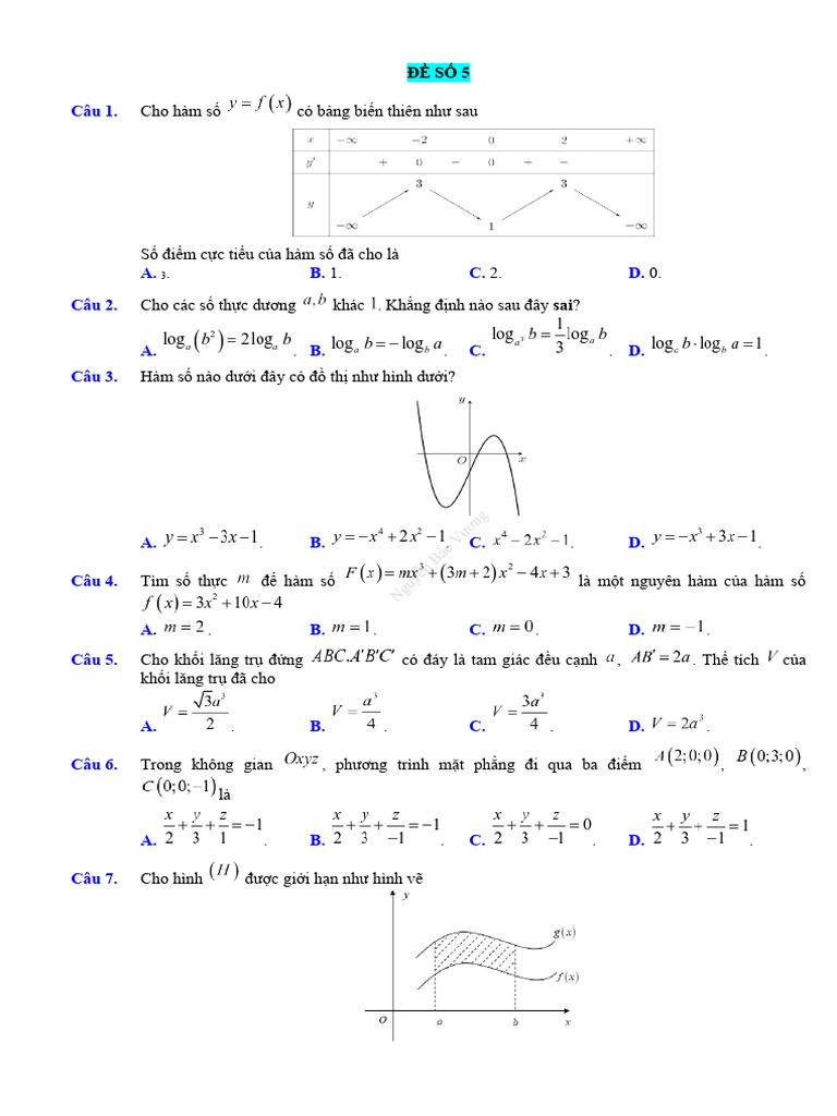 (NBV) -rrnĐỀ SỐ 5 | PDF