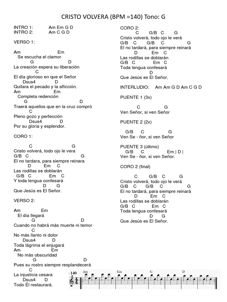 Cristo Volvera (PSG) | PDF | Dios en el cristianismo | Jesús