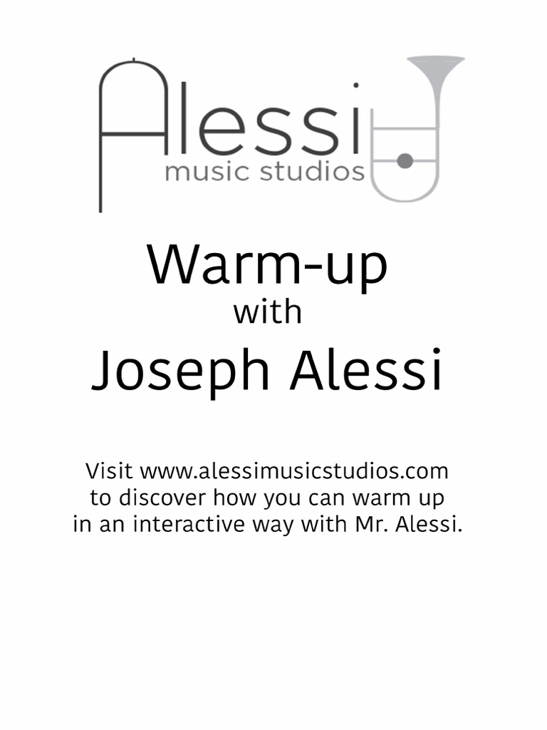 Warm-Up Alessi Music Studios | PDF | Musicology | Elements Of Music