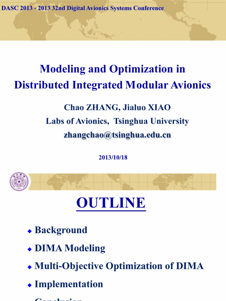 Modeling and Optimization in Distributed Integrated Modular Avionics ...