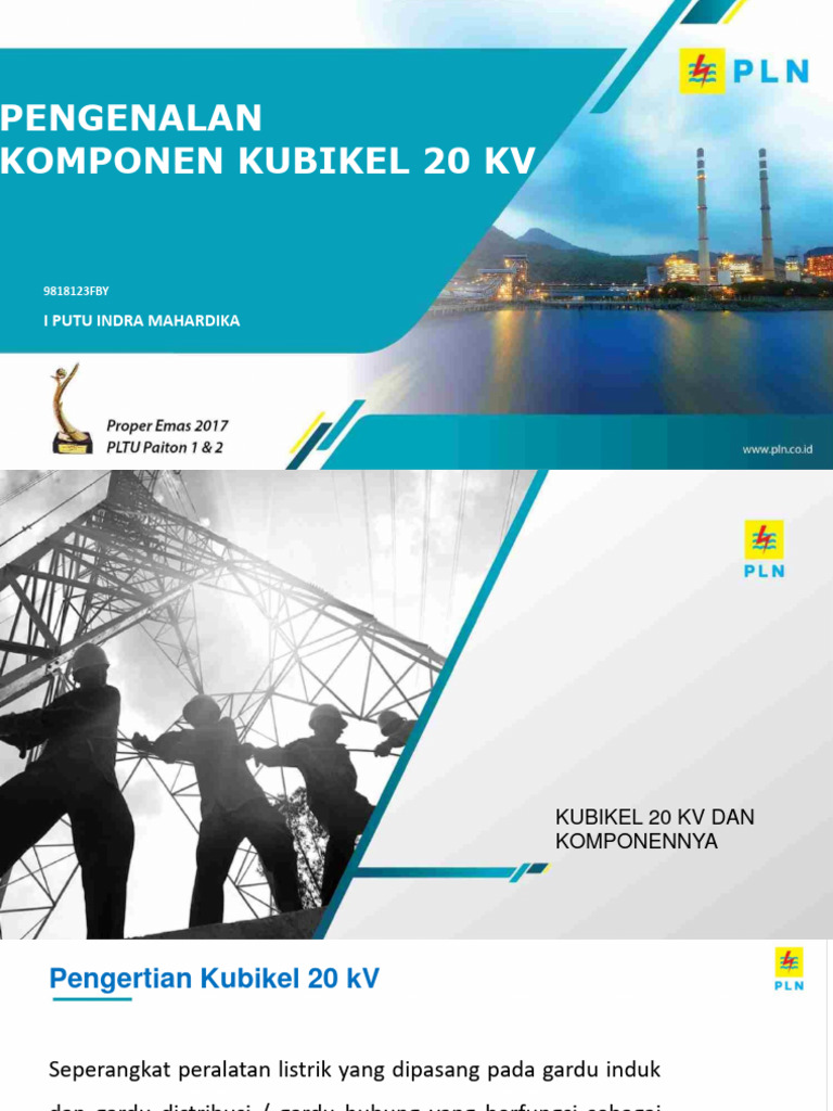 Pengenalan Komponen Kubikel 20 KV - 76197 | PDF | Teknologi & Rekayasa