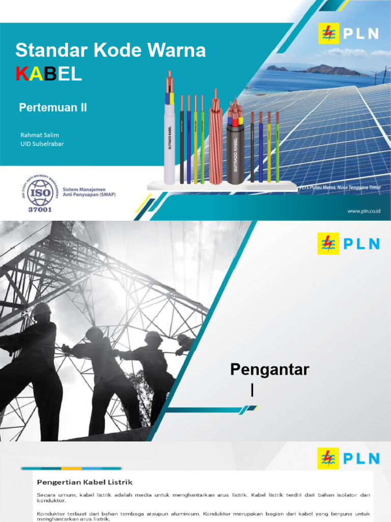 Standar Kode Warna Kabel | PDF