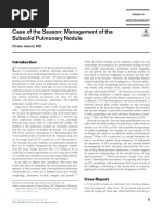 2017 Fleischner Guidelines for Nodules | PDF | Ct Scan | Cancer