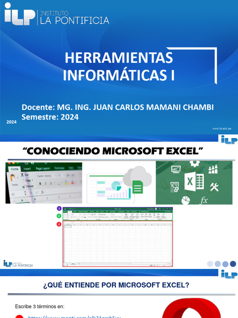 Semana 09 Conociendo Excel | PDF | Hoja de cálculo | Microsoft Excel