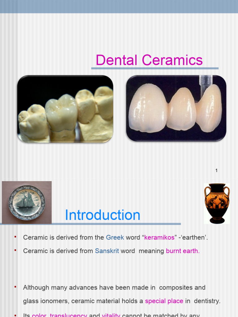 Overview of Dental Ceramics | PDF | Metals | Glasses