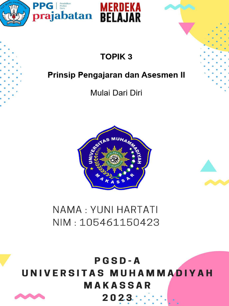 T3 Mulai Dari Diri Asesmen II Nv3 | PDF | Sains & Matematika