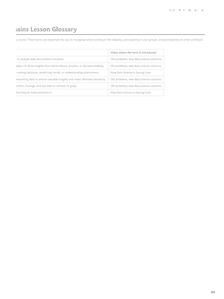 Data Science Glossary 5 | PDF