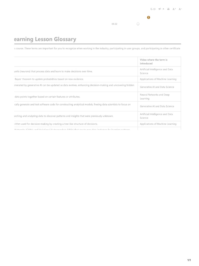 Data Science Glossary 4 | PDF