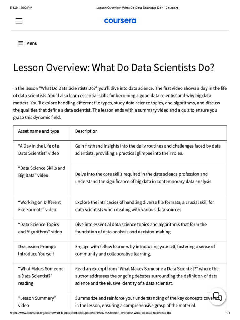 Data Science Summary | PDF