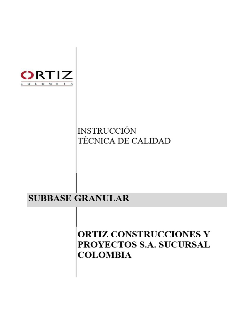 ITCXXX Subbase Granular1 | PDF