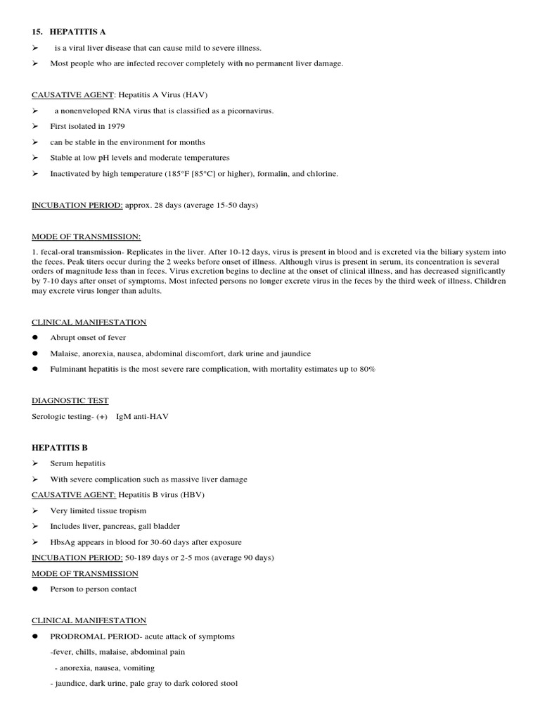 Part 2 Communicable Disease | PDF | Pneumonia | Hepatitis B