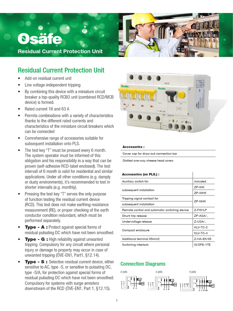 RCBO Catalogue | Download Free PDF | Fuse (Electrical) | Power (Physics)