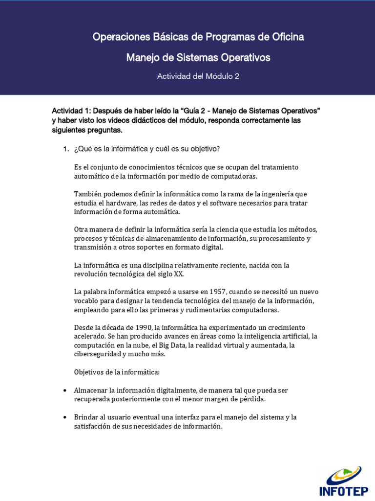 Actividad - Módulo 2 (1) Angelica | Descargar gratis PDF | Hardware de la computadora | Periférico