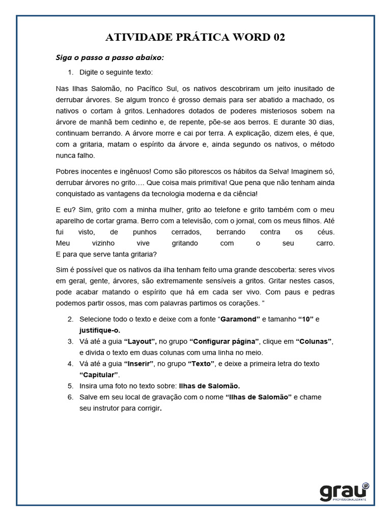 Atividade 02 | PDF